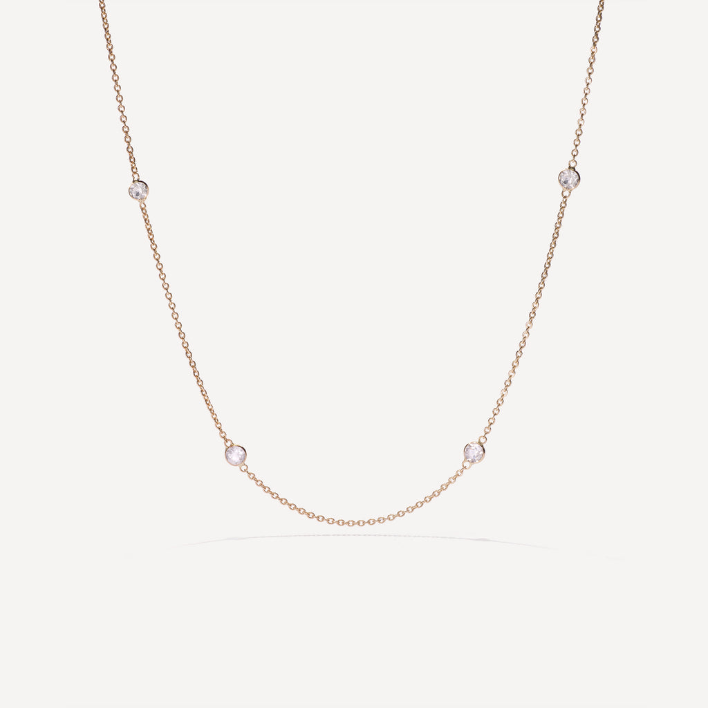 14K ANNA NECKLACE – BEADS by tara