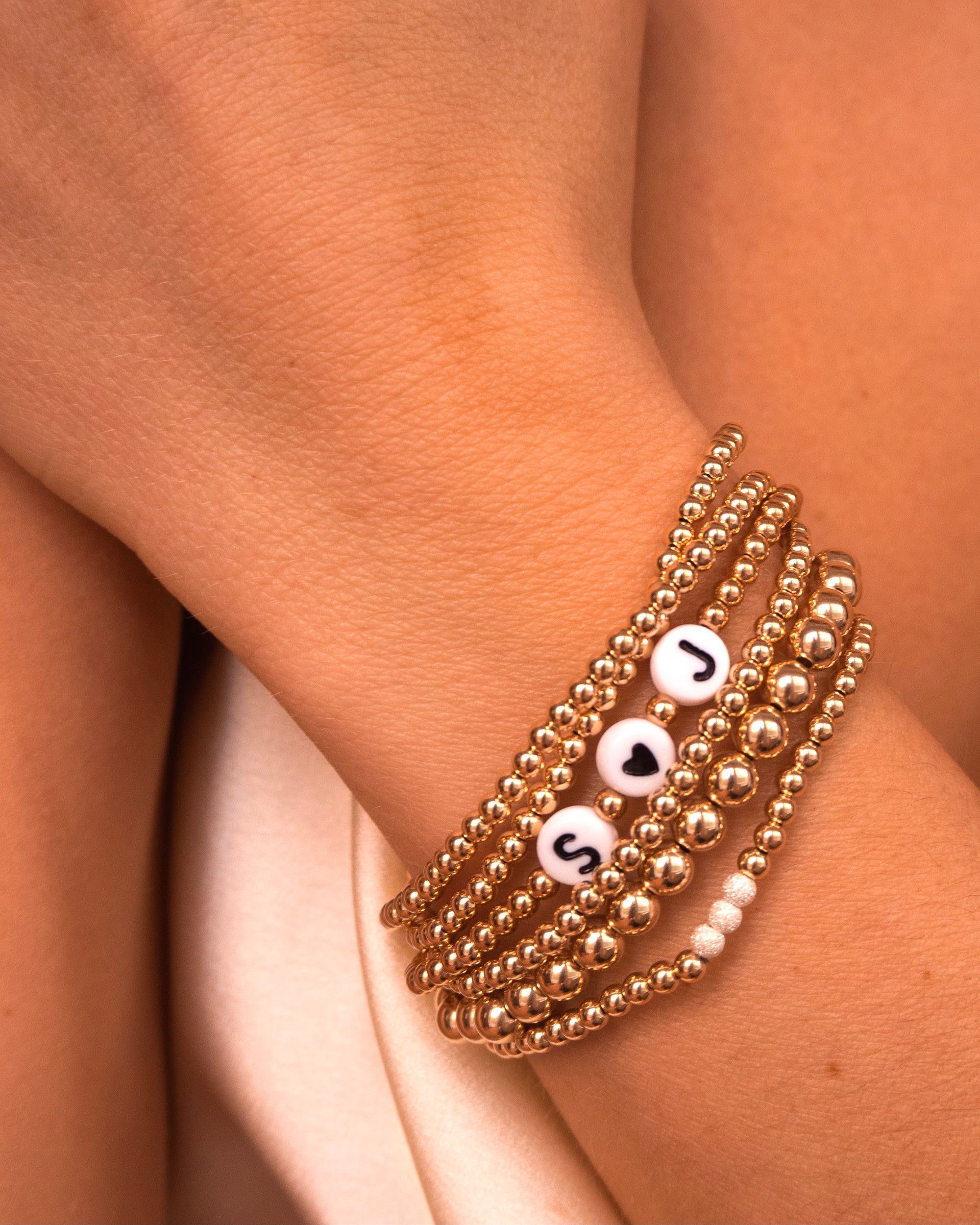 TWO TONE BEAD BRACELET – BEADS by tara